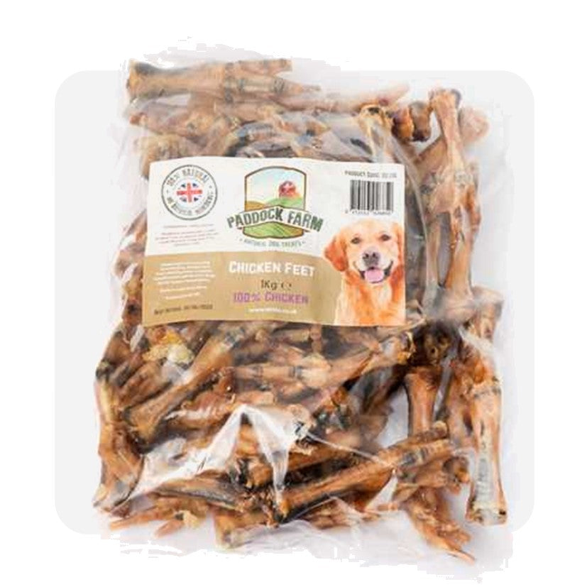 Paddock Farm Chicken Feet - 1kg – The Delicious Dog Food Company